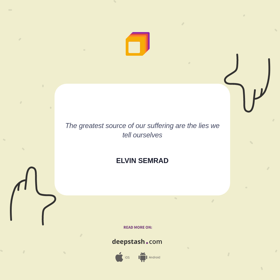 Quote by ELVIN SEMRAD - Deepstash