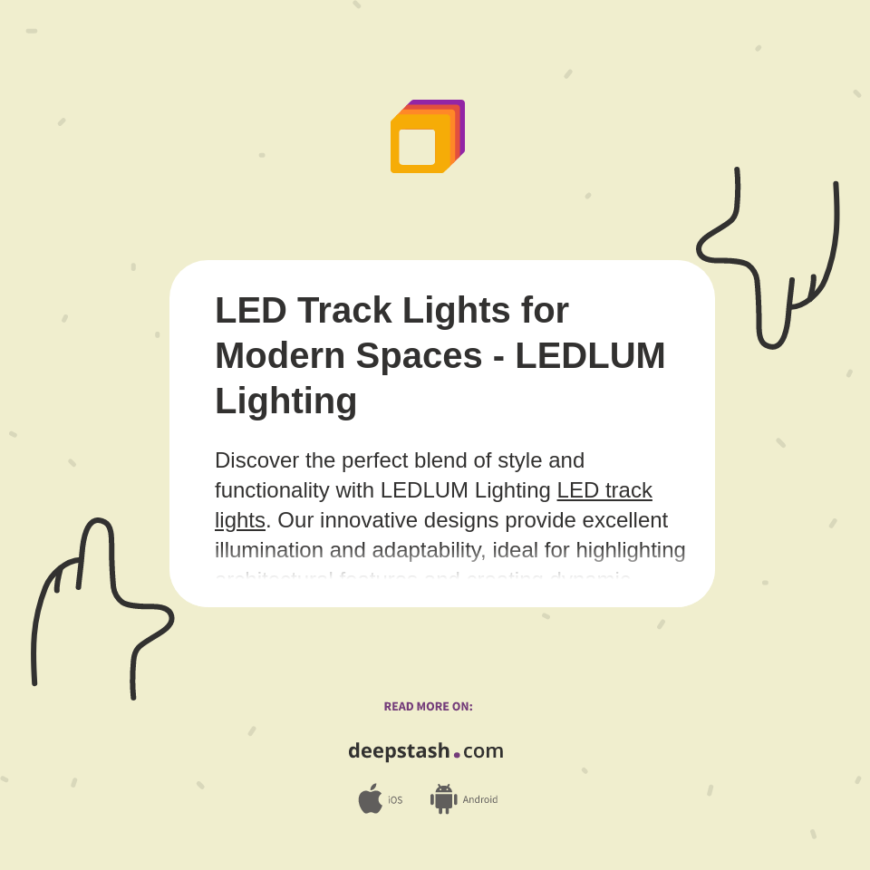 LED Track Lights for Modern Spaces - LEDLUM Lighting - Deepstash