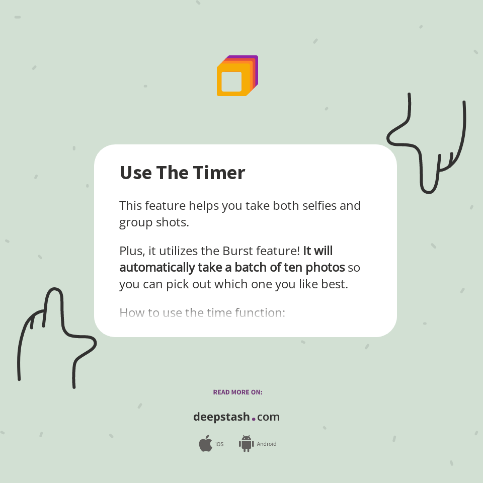 Use The Timer - Deepstash