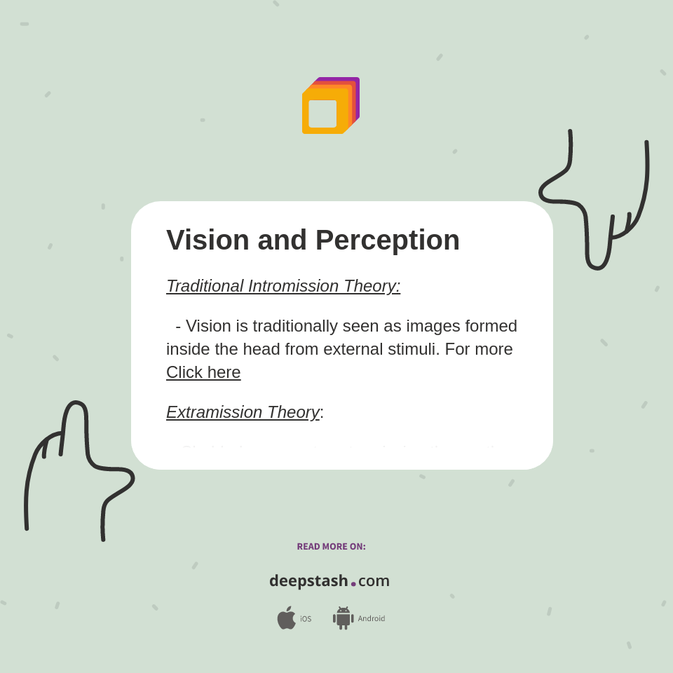 Vision and Perception - Deepstash