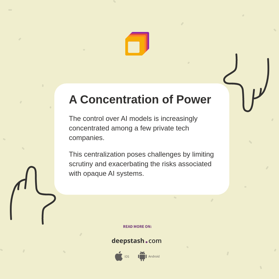 A Concentration of Power - Deepstash