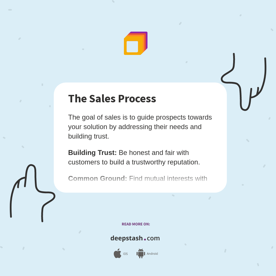 The Sales Process - Deepstash