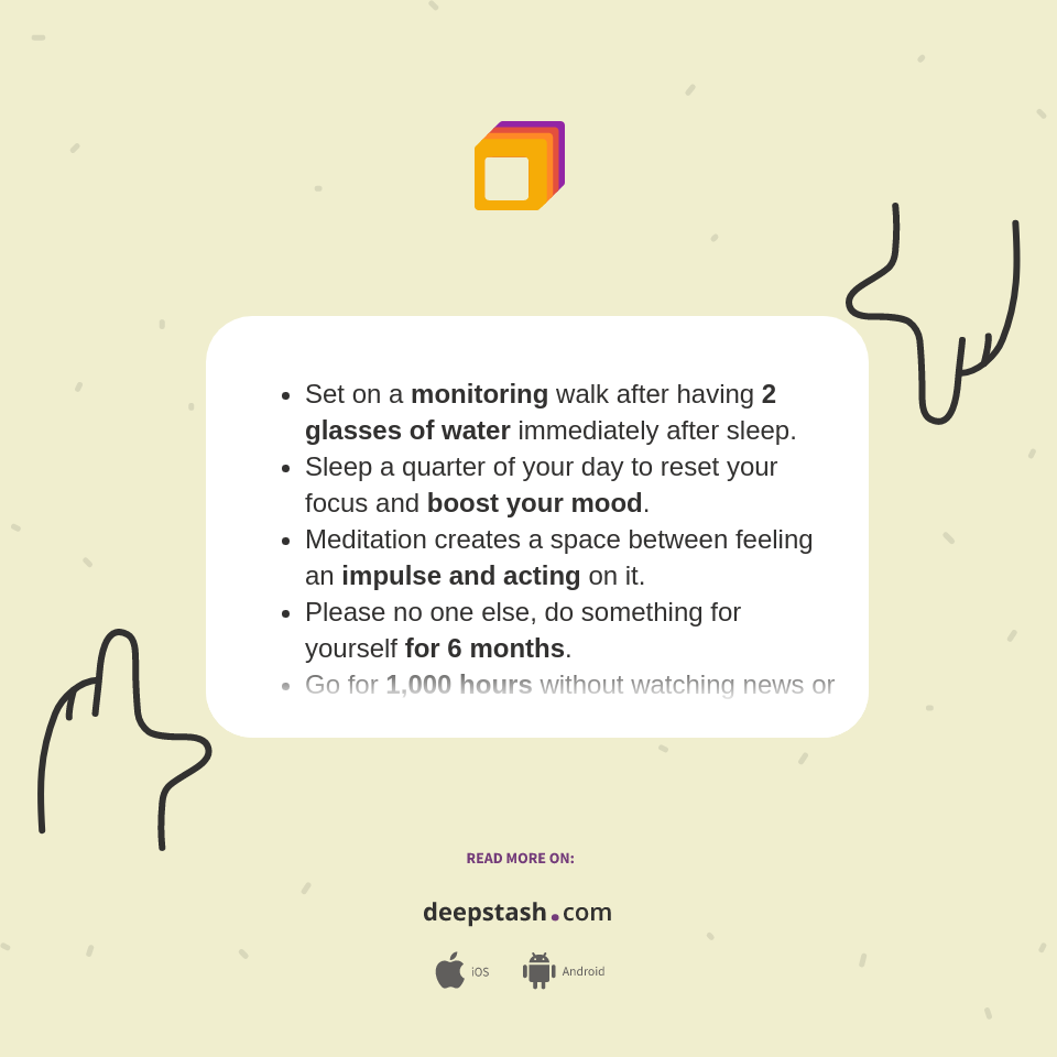 Set on a monitoring walk after having 2... - Deepstash