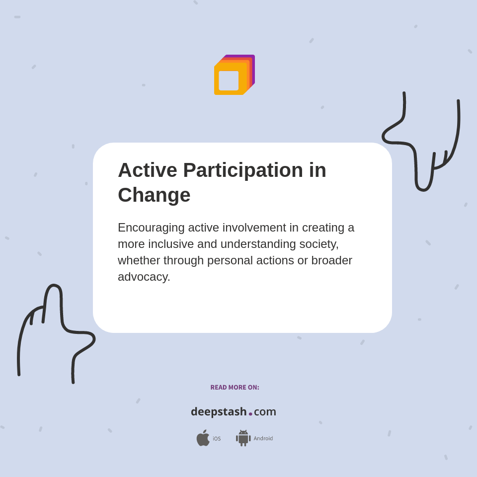 Active Participation in Change - Deepstash