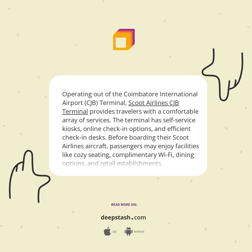 Operating out of the Coimbatore International Airport (CJB) Terminal ...