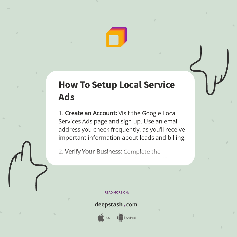 How To Setup Local Service Ads - Deepstash