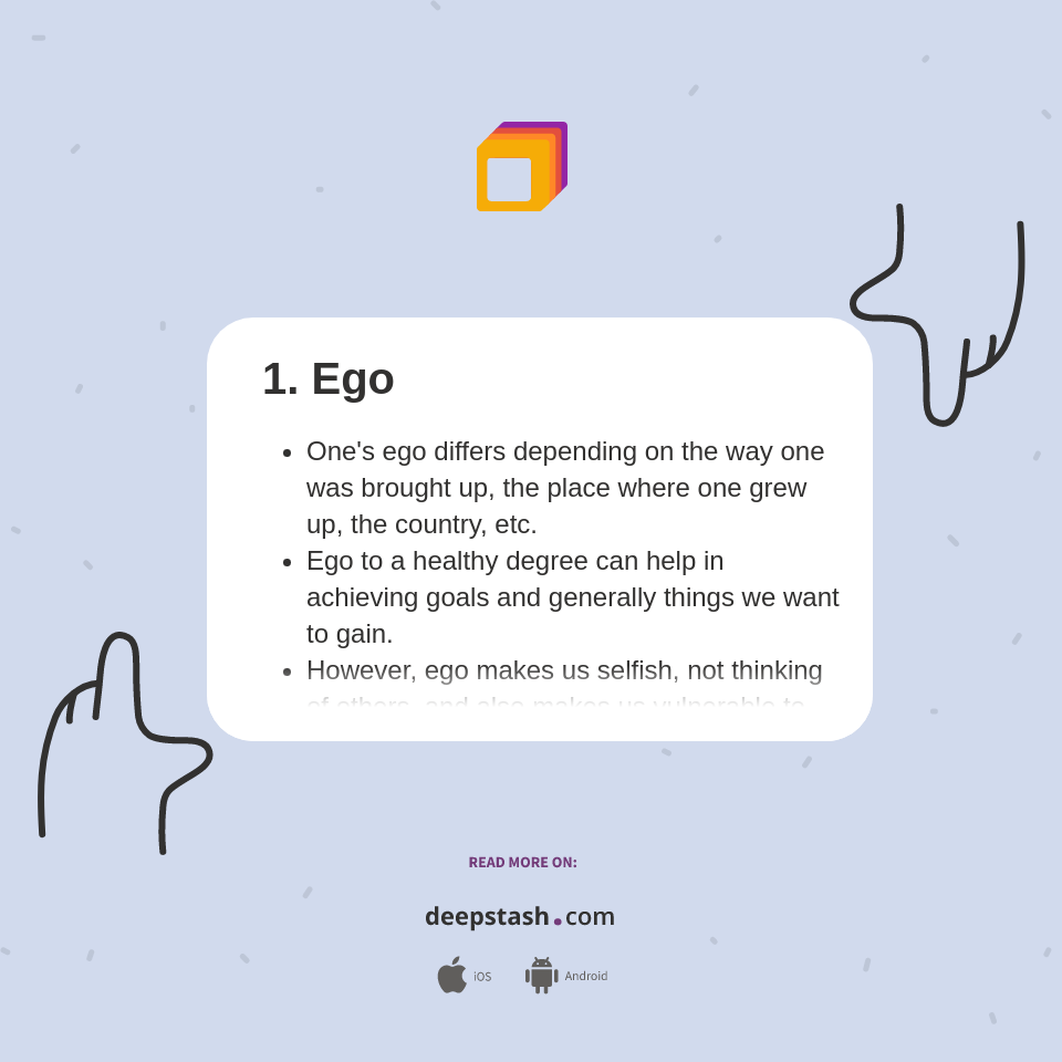 1. Ego - Deepstash