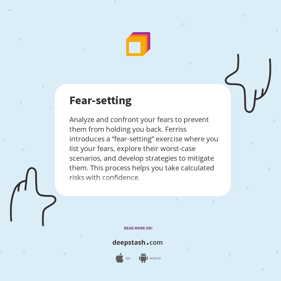 Fear-setting - Deepstash