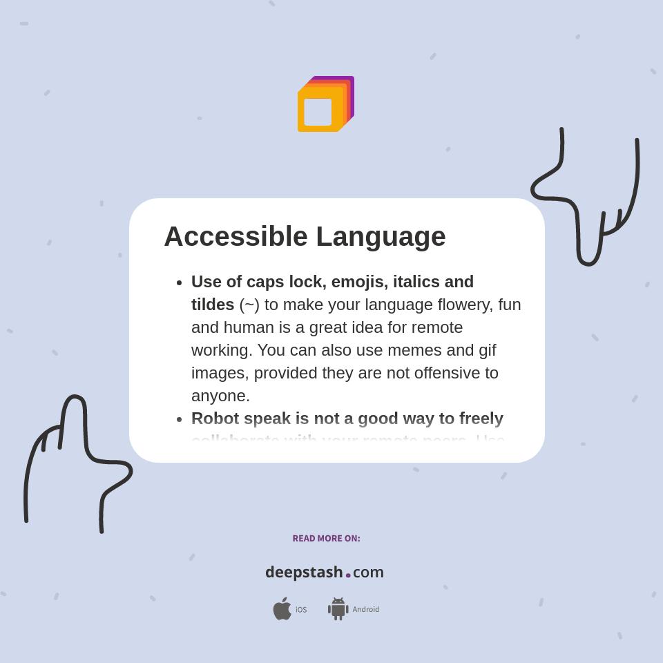 Accessible Language - Deepstash