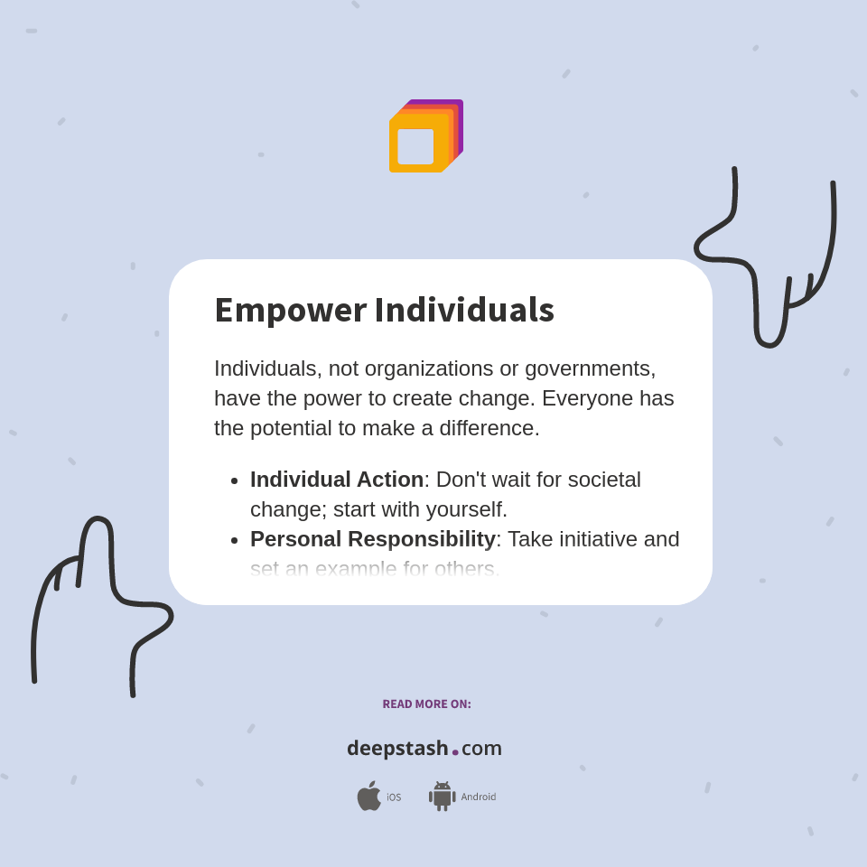 Empower Individuals - Deepstash