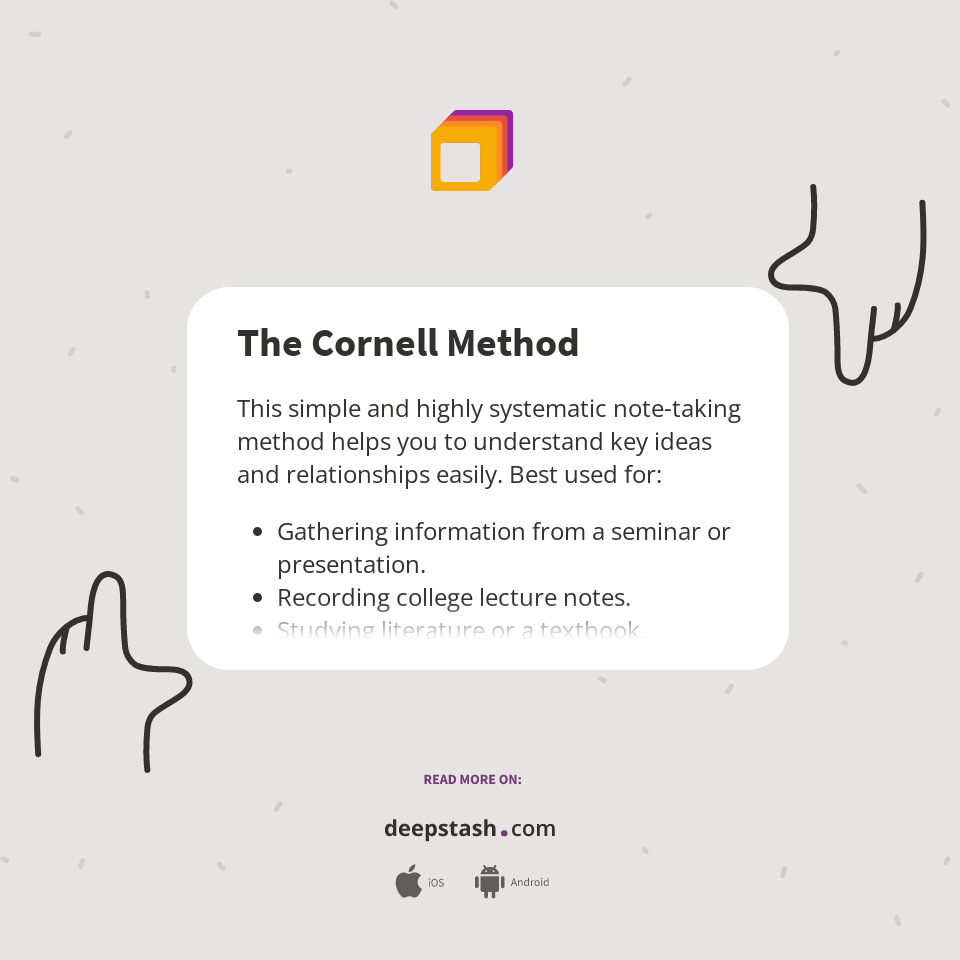 The Cornell Method - Deepstash