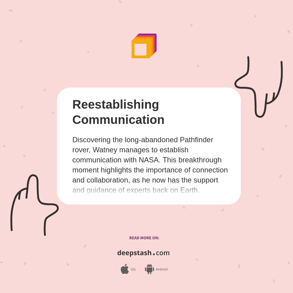 Reestablishing Communication - Deepstash