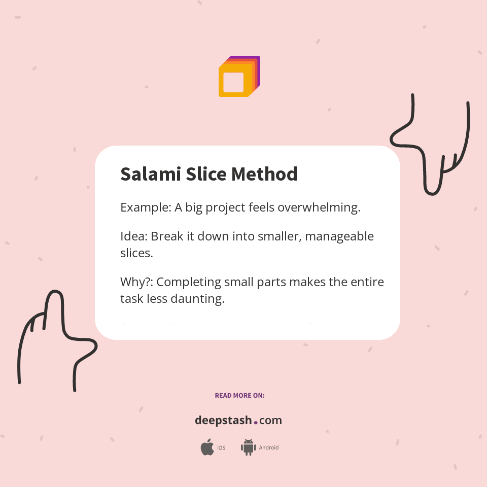 Salami Slice Method - Deepstash
