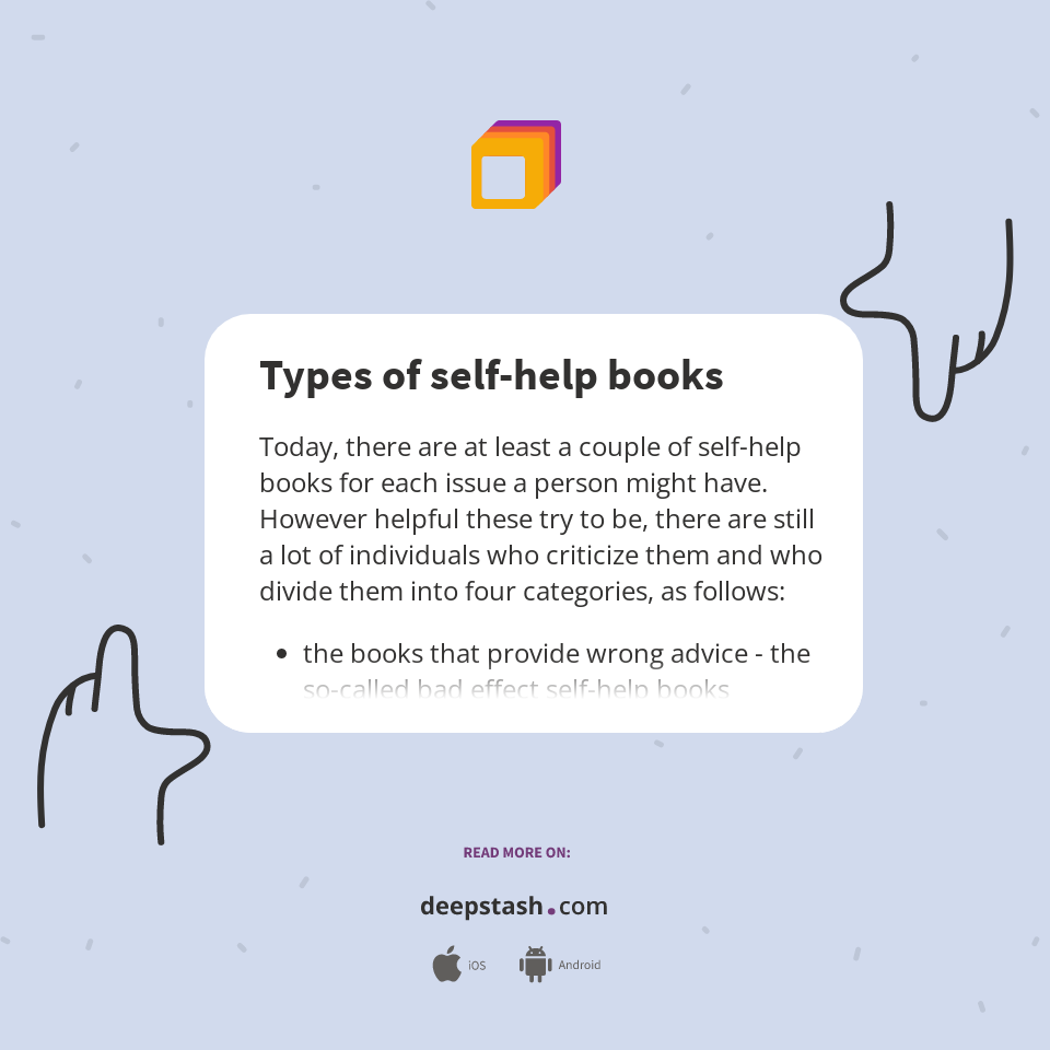 Types of self-help books - Deepstash
