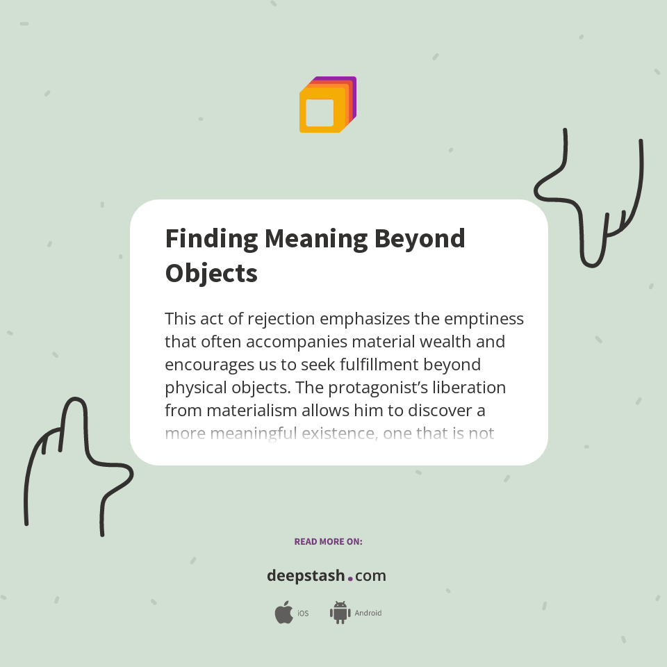 Finding Meaning Beyond Objects - Deepstash