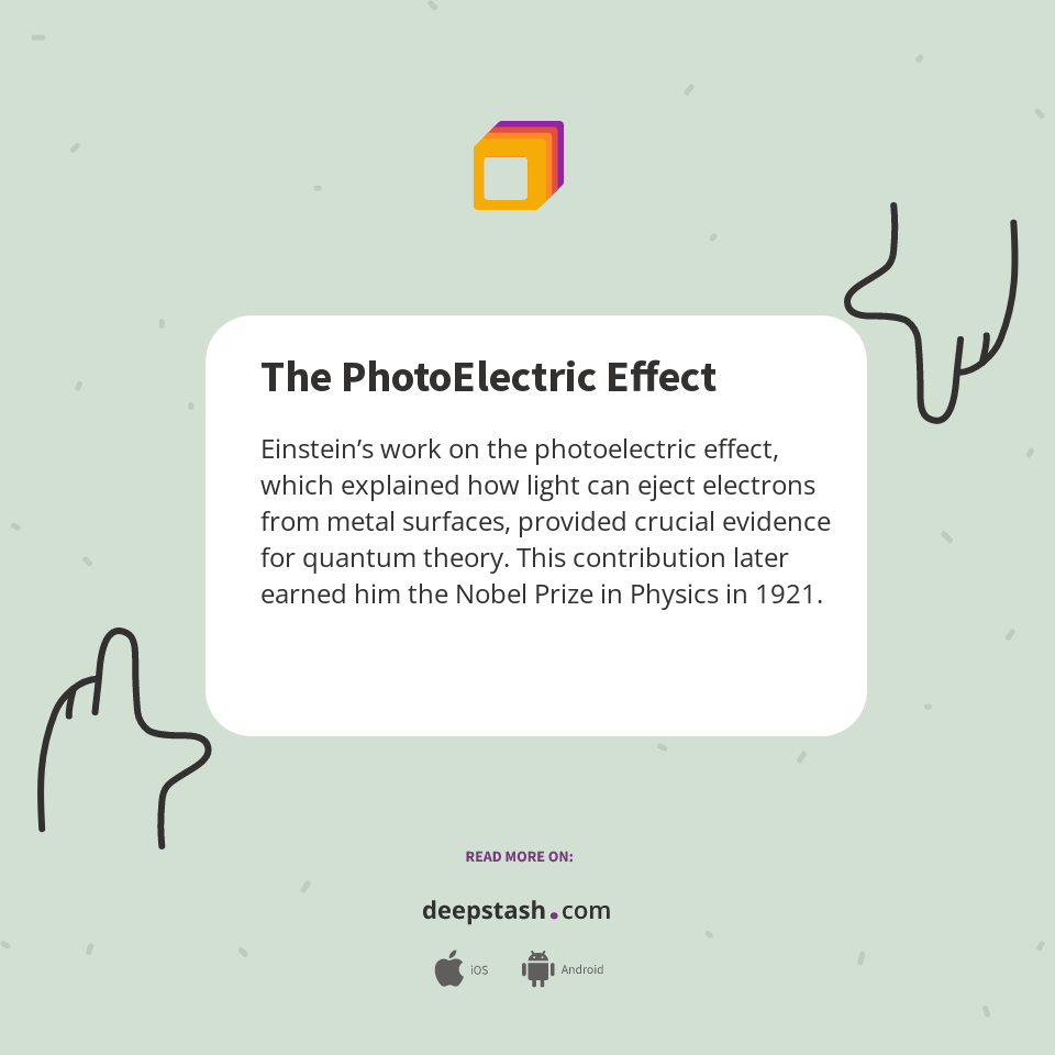 The PhotoElectric Effect - Deepstash