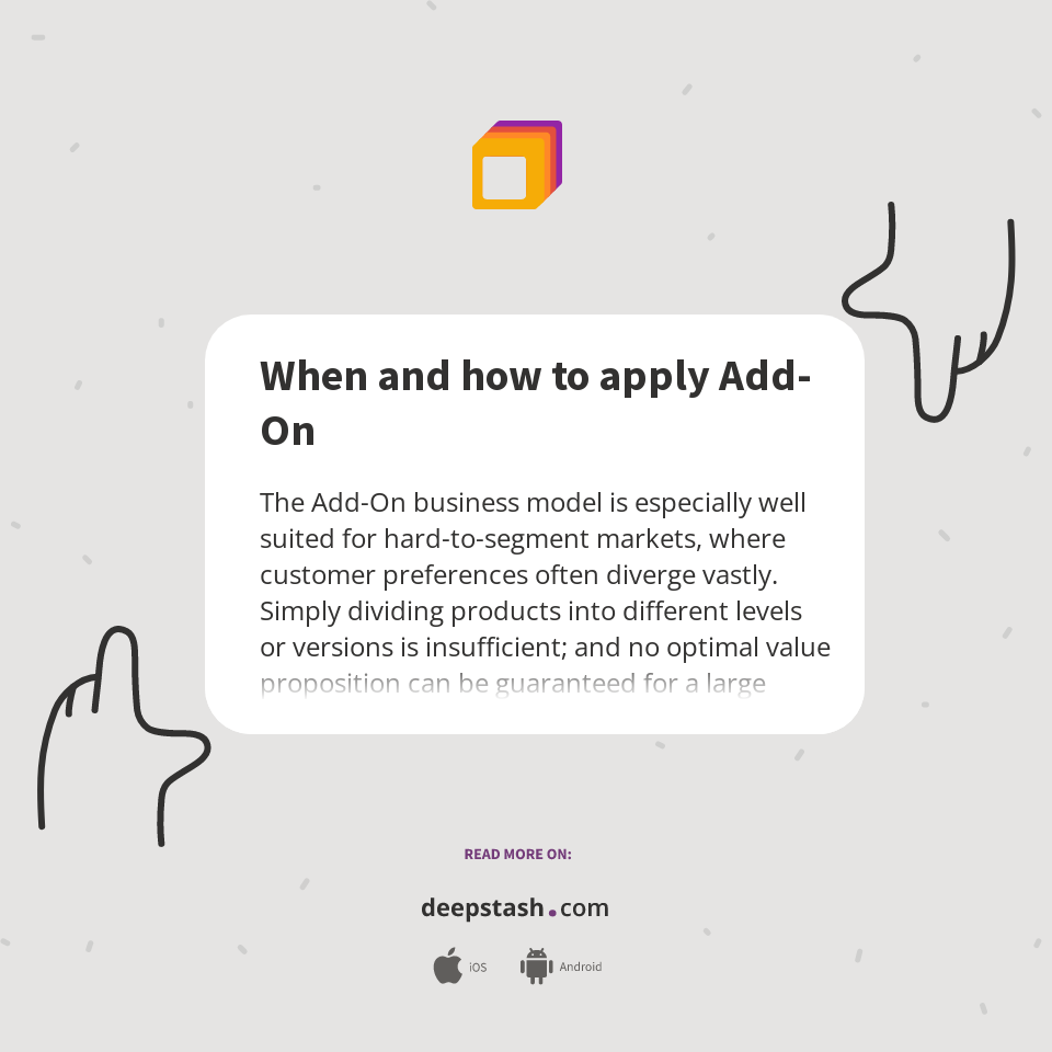 When and how to apply Add-On - Deepstash