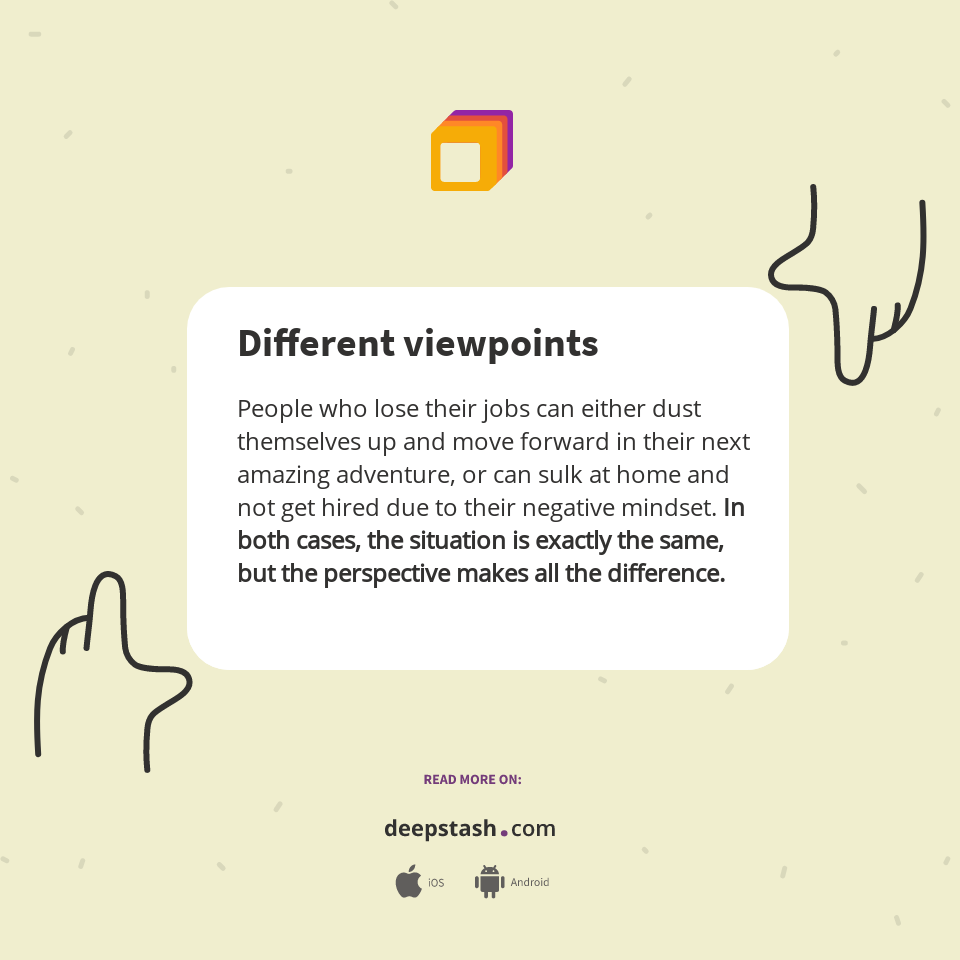 Different viewpoints - Deepstash