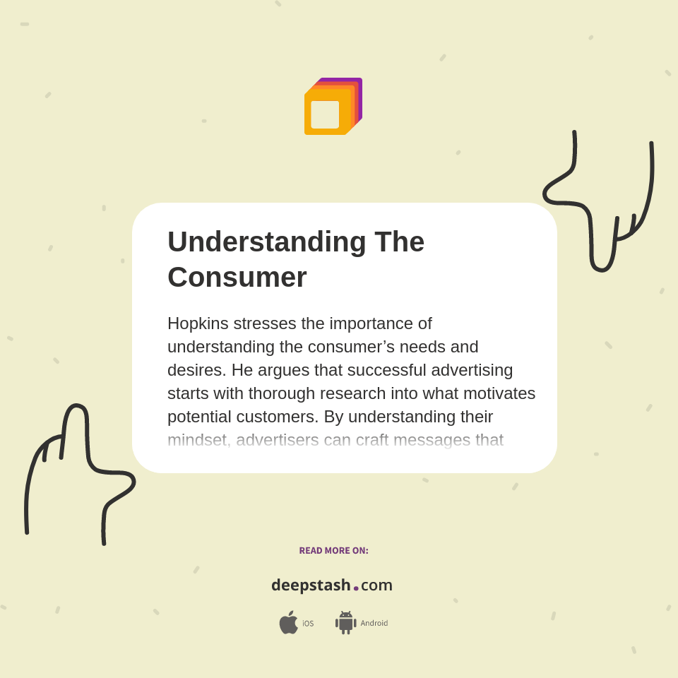 Understanding The Consumer - Deepstash