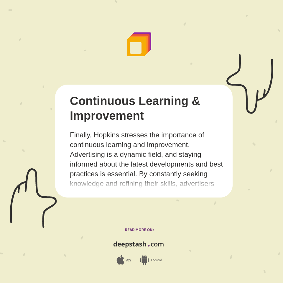 Continuous Learning & Improvement - Deepstash