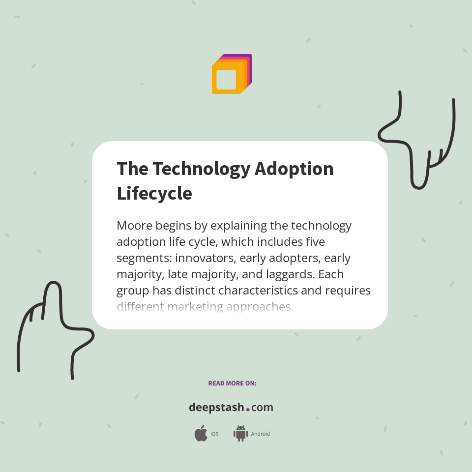 The Technology Adoption Lifecycle - Deepstash