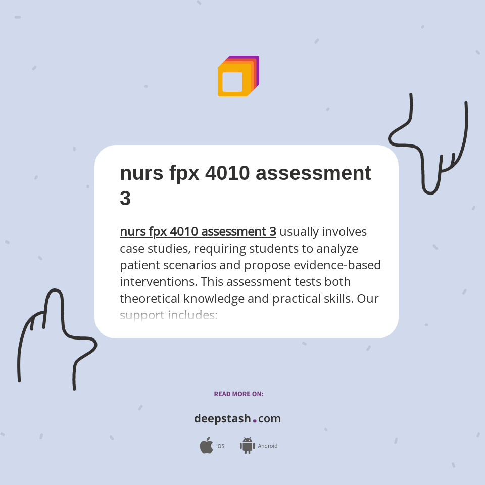 nurs fpx 4010 assessment 3 - Deepstash