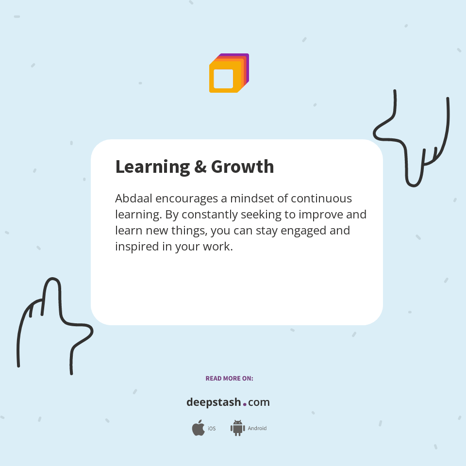 Learning & Growth - Deepstash