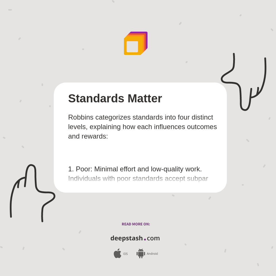 Standards Matter - Deepstash