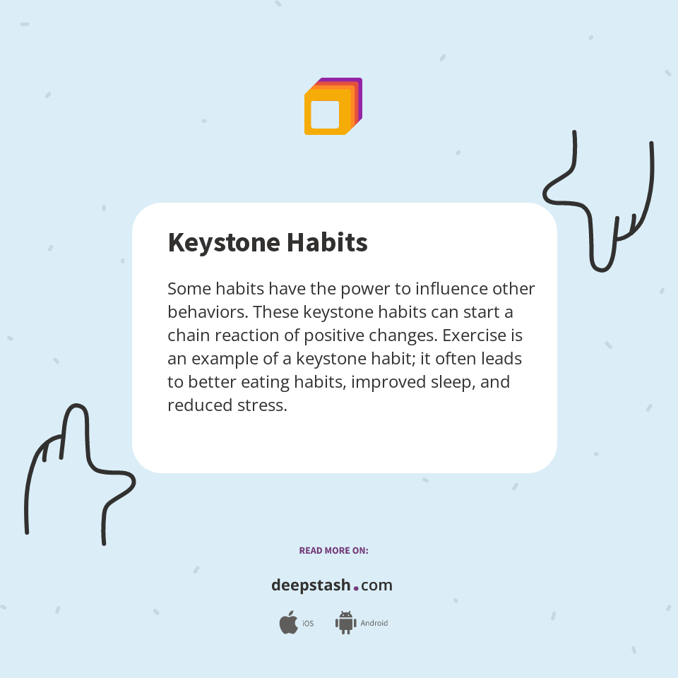 Keystone Habits - Deepstash