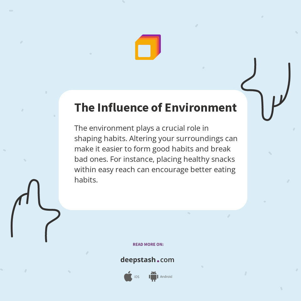 The Influence of Environment - Deepstash