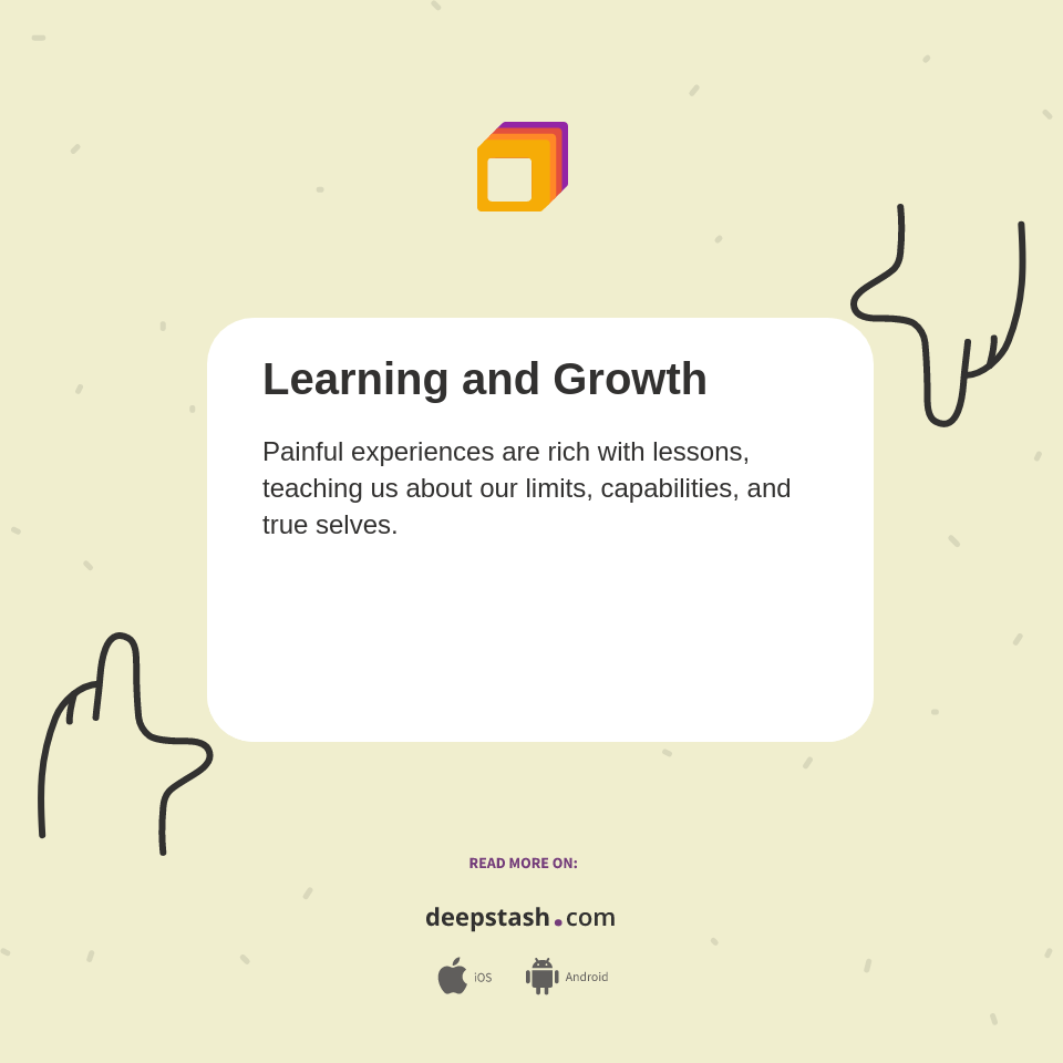 Learning and Growth - Deepstash