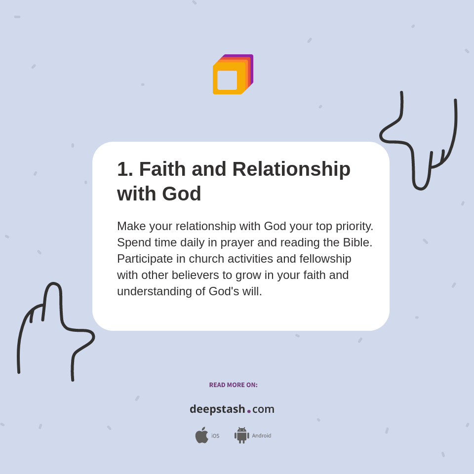 1. Faith and Relationship with God - Deepstash