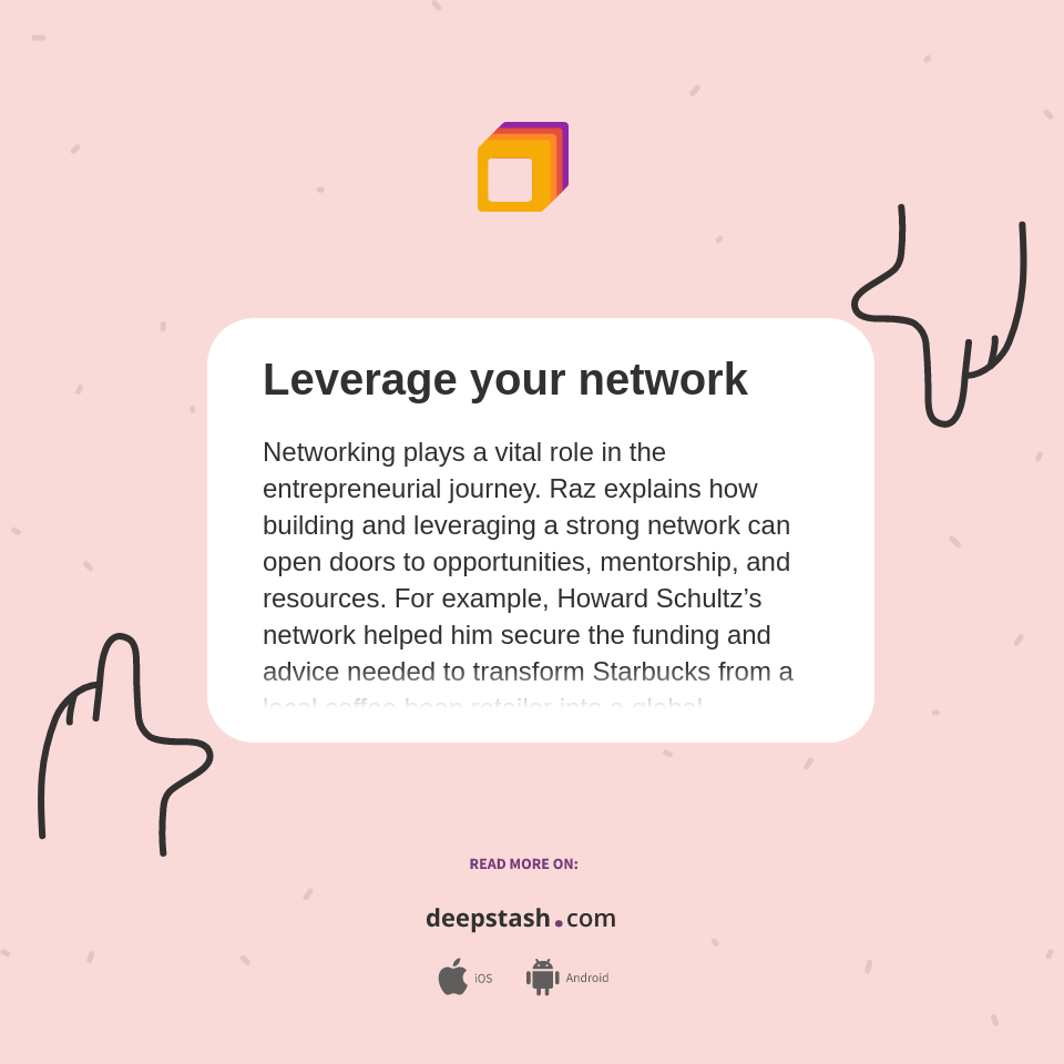Leverage your network - Deepstash