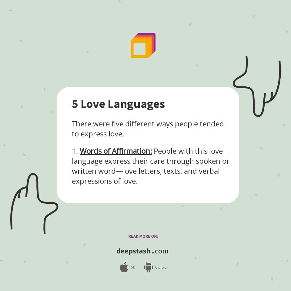 5 Love Languages - Deepstash