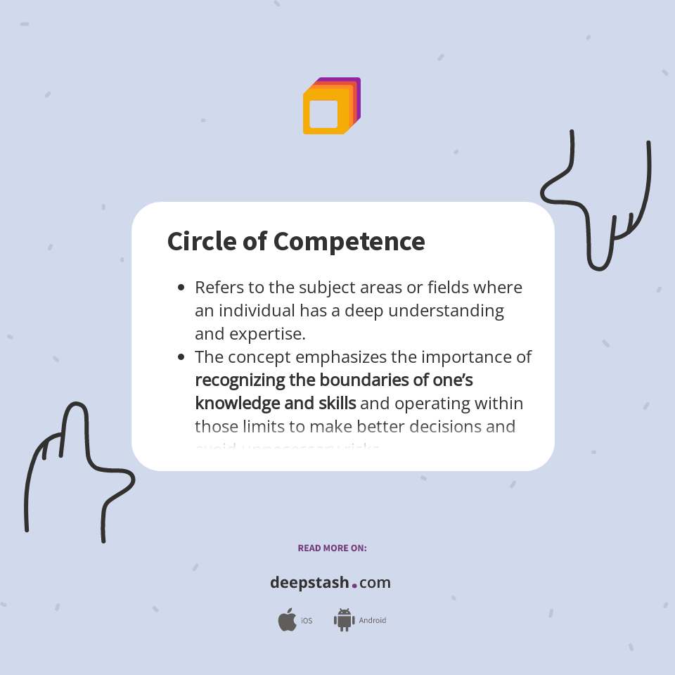 Circle of Competence - Deepstash