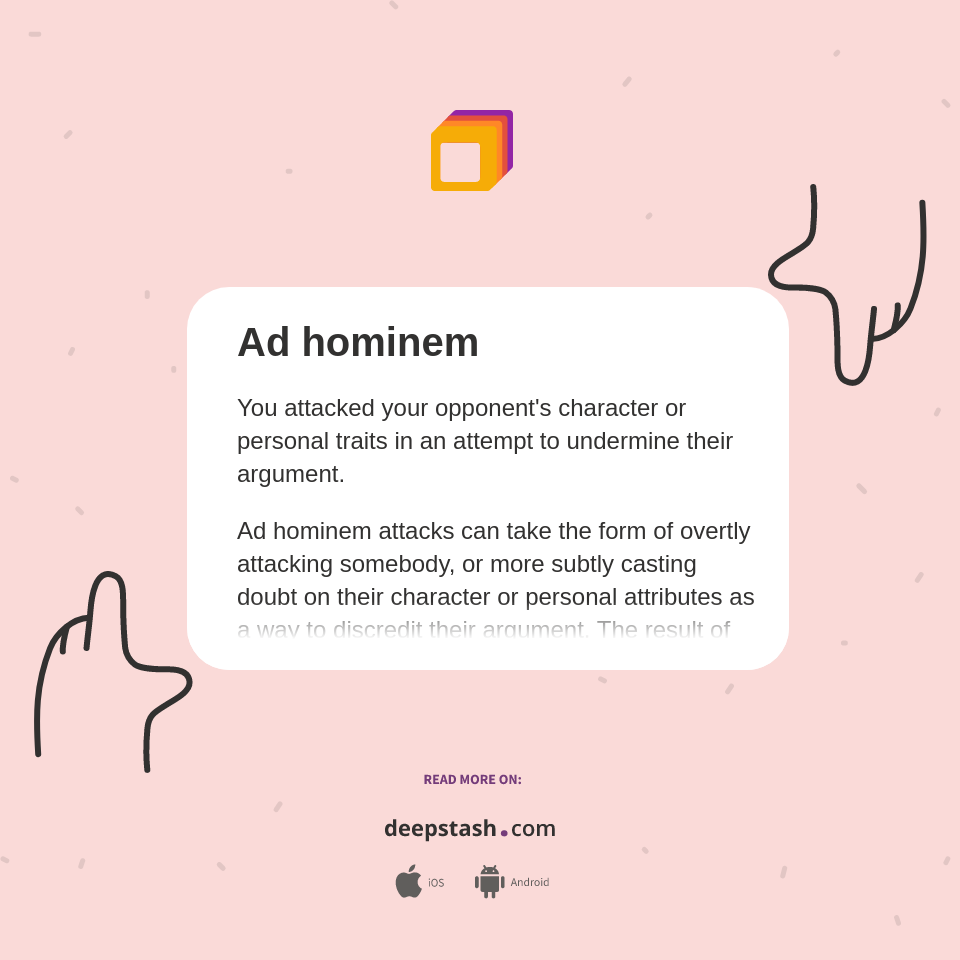 Ad Hominem Deepstash