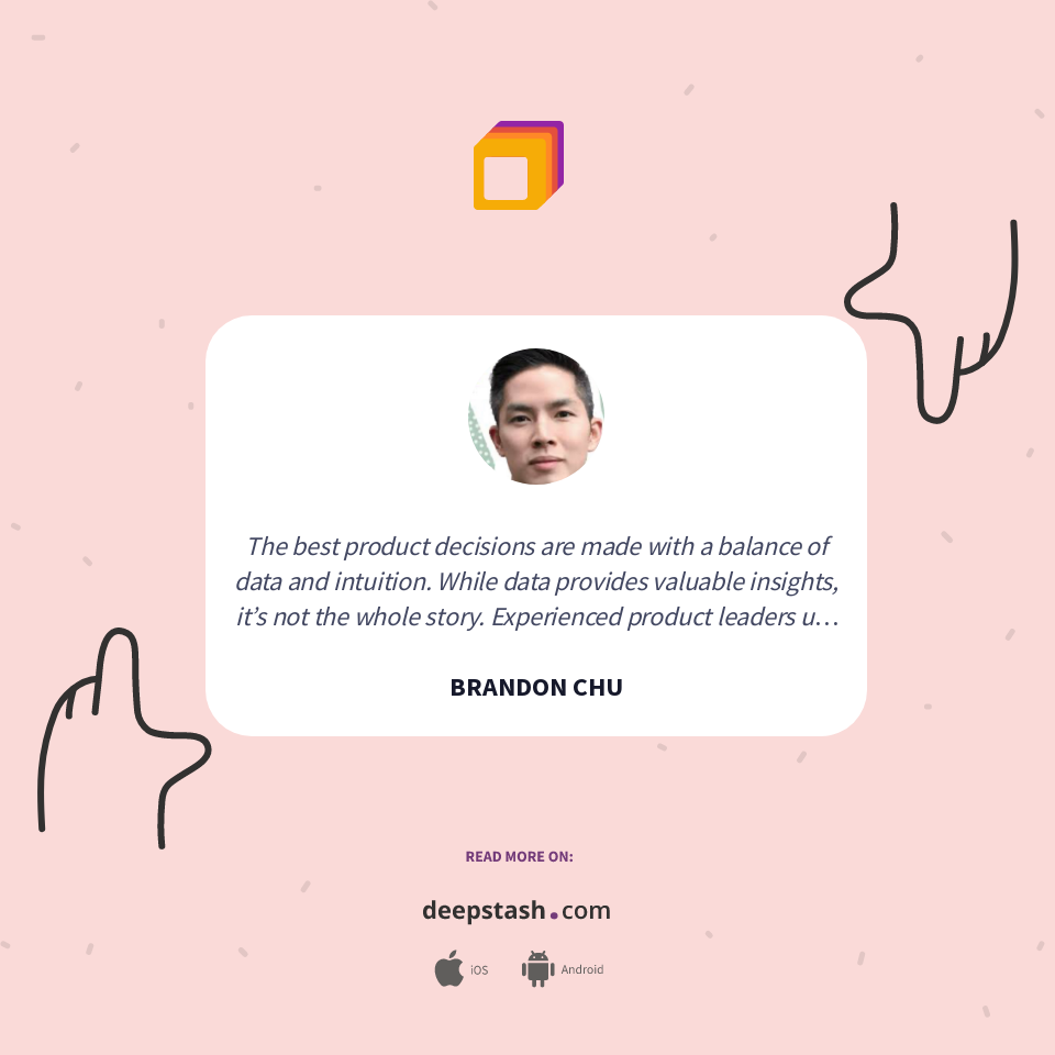 Quote by BRANDON CHU - Deepstash