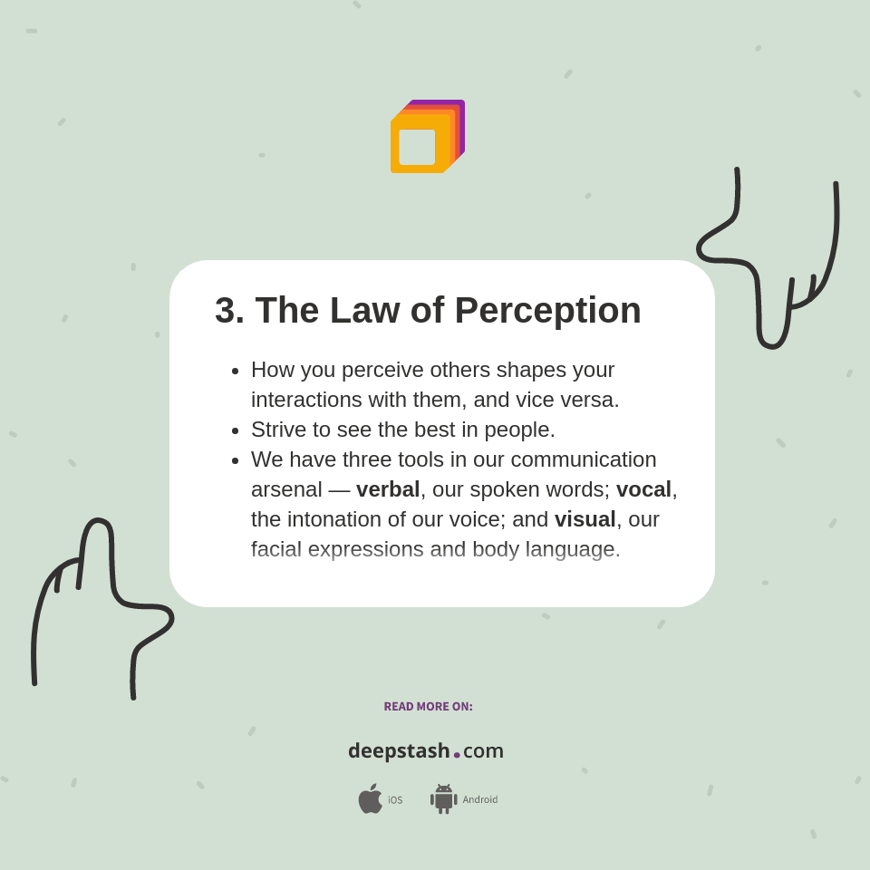 3. The Law of Perception - Deepstash