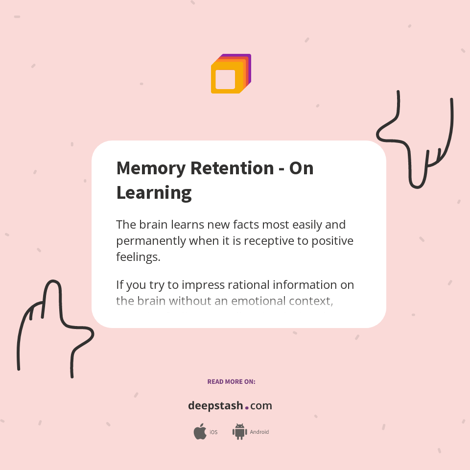 Memory Retention - On Learning - Deepstash