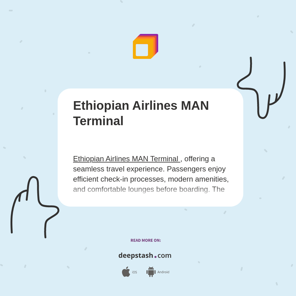 Ethiopian Airlines MAN Terminal - Deepstash