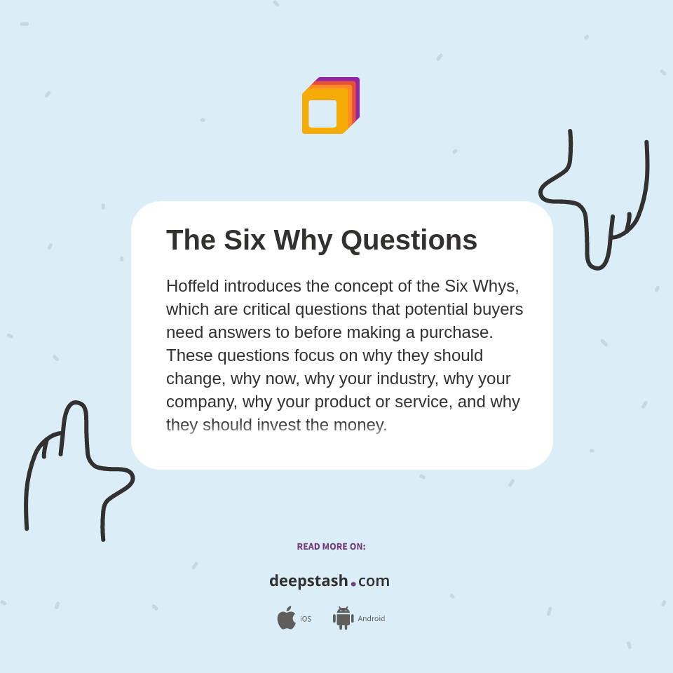 The Six Why Questions - Deepstash