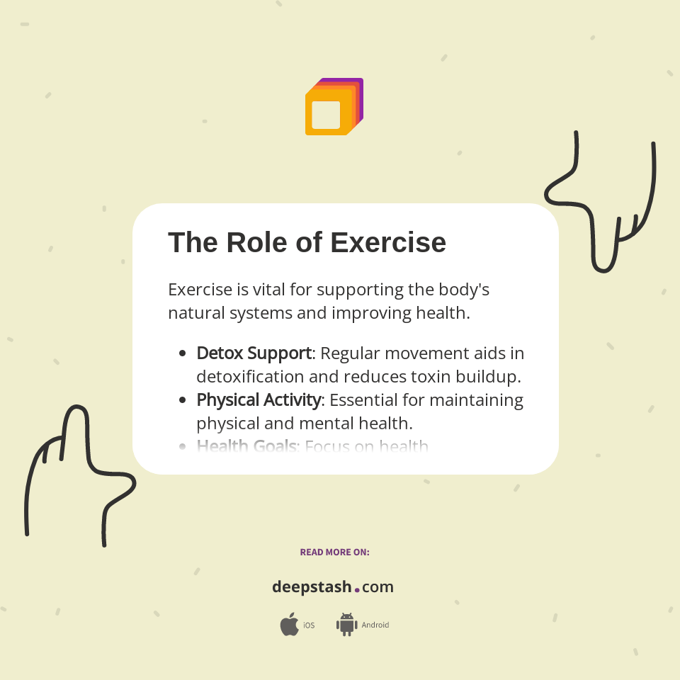 The Role of Exercise - Deepstash