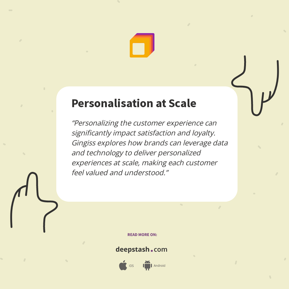 Personalisation at Scale - Deepstash