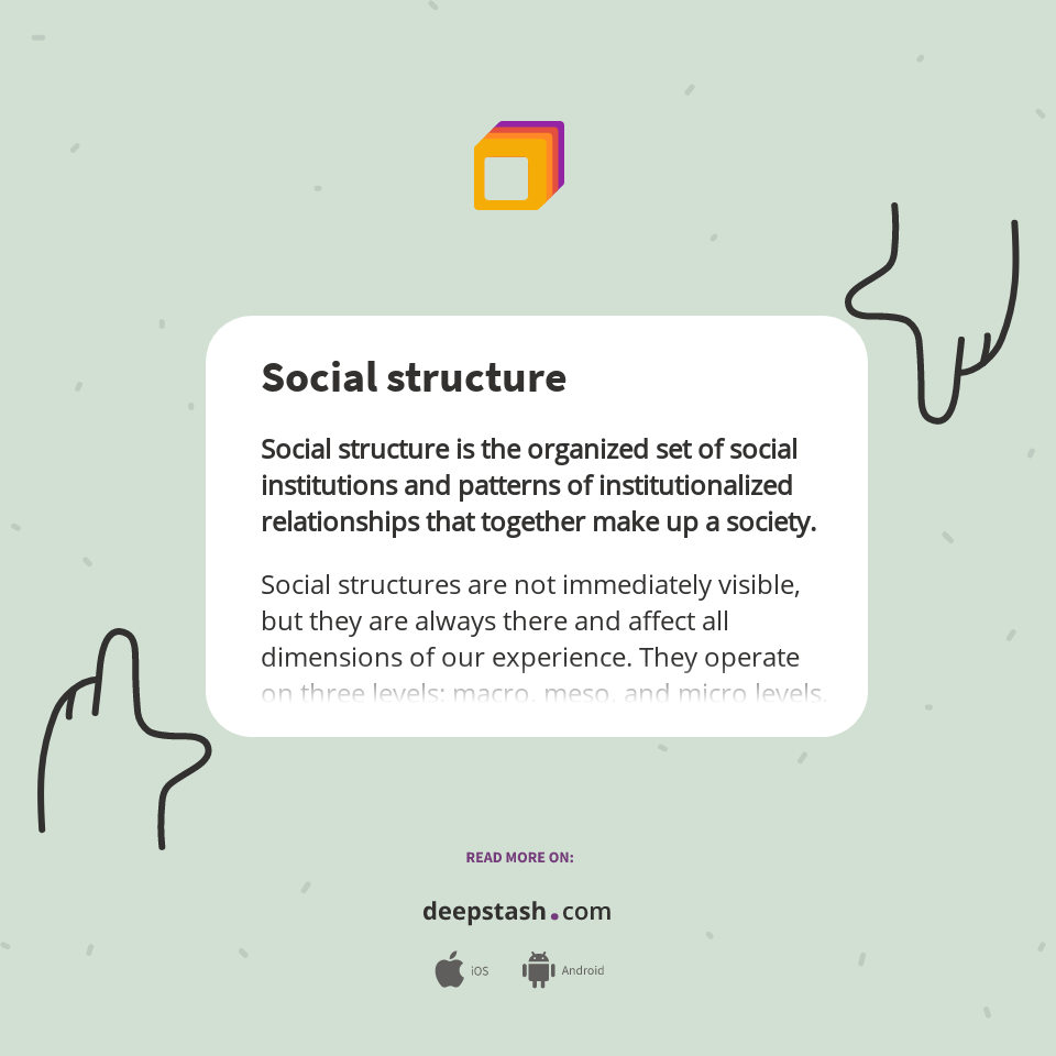 Social structure - Deepstash