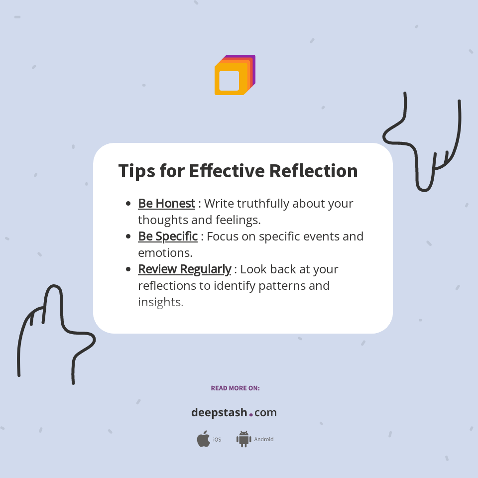 Tips for Effective Reflection - Deepstash