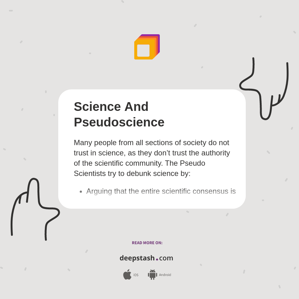 Science And Pseudoscience - Deepstash