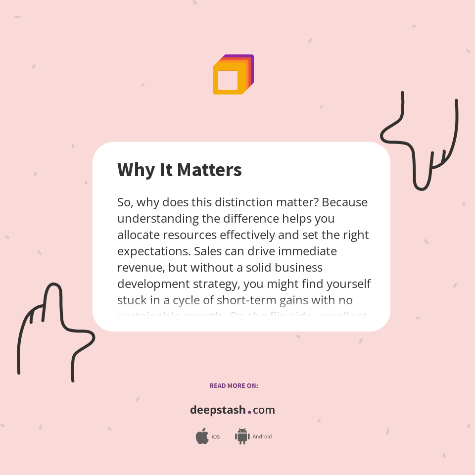 Why It Matters - Deepstash