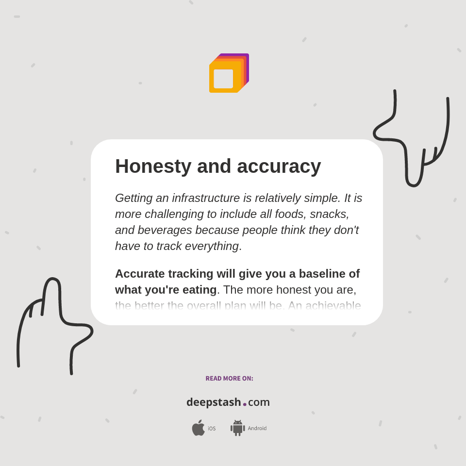 Honesty and accuracy - Deepstash