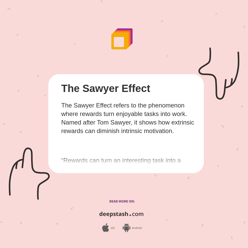 The Sawyer Effect - Deepstash