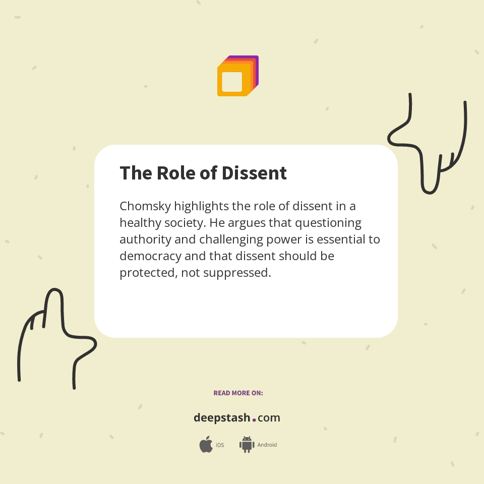 The Role of Dissent - Deepstash